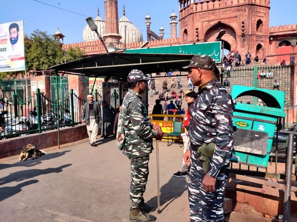 Delhi: Security beefed up at Jama Masjid as precautionary measure