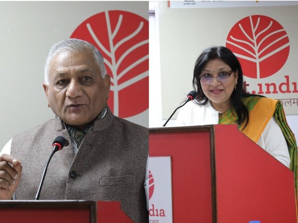 General VK Singh releases book 'Sanskriti ke Ayaam' by Manorama Mishra ...
