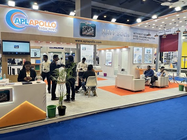 APL Apollo Tubes displayed two latest construction technologies at ...