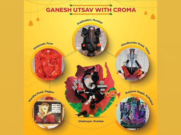 Croma welcomes E-ware Ganesha at their stores in Mumbai, Pune, Nagpur ...
