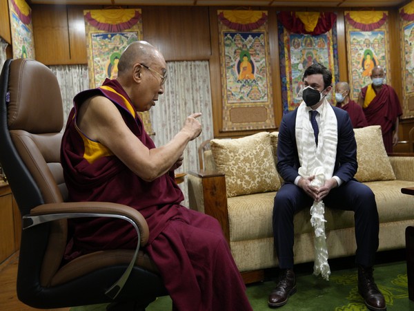 US Senator Jon Ossoff meets Dalai Lama in Dharamshala