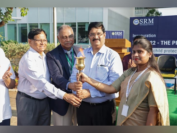 SRM University-AP flagged off 487 km relay run ROM 2022