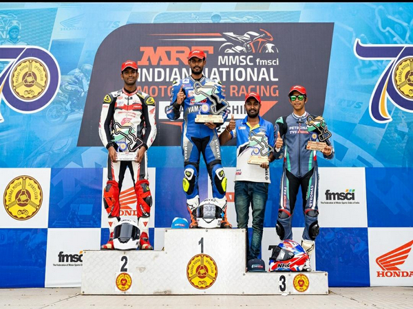 Indian National Motorcycle Racing C'ship: Rajiv Sethu ends round four ...