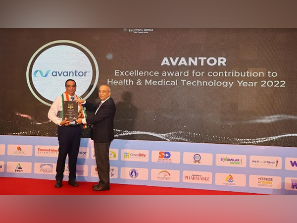 Avantor receives Excellence Award for Contribution to Health and ...
