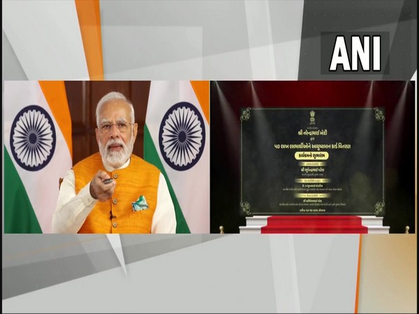 PM Modi kickstarts distribution of PMJAY-MA Yojana Ayushman cards in Gujarat