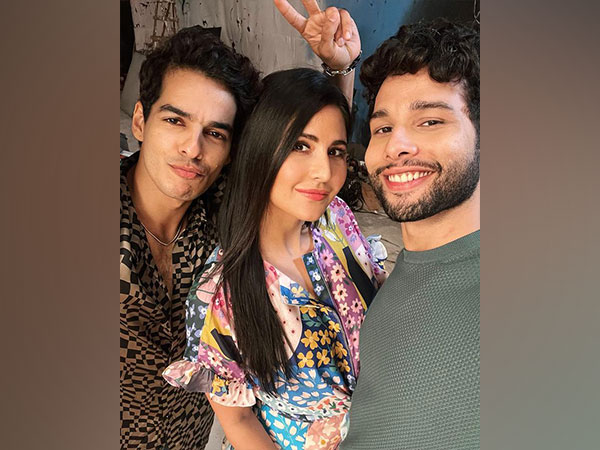 Katrina Kaif shares BTS moments with Ishaan Khatter, Siddhant Chaturvedi