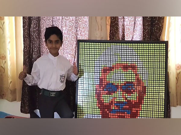 7-year-old mosaic artist from Srinagar wins gold in National Cube ...