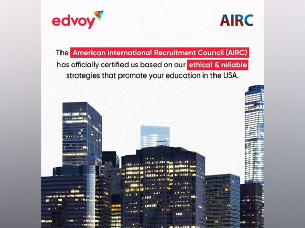 AIRC officially certifies Edvoy based on Edvoy's ethical and reliable ...