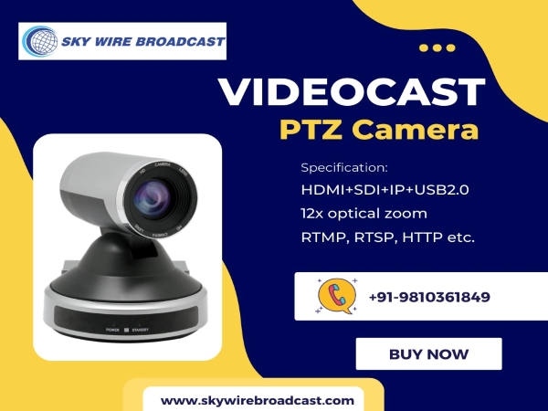 Enhance your video quality with newly launched VIDEOCAST PTZ Camera by ...