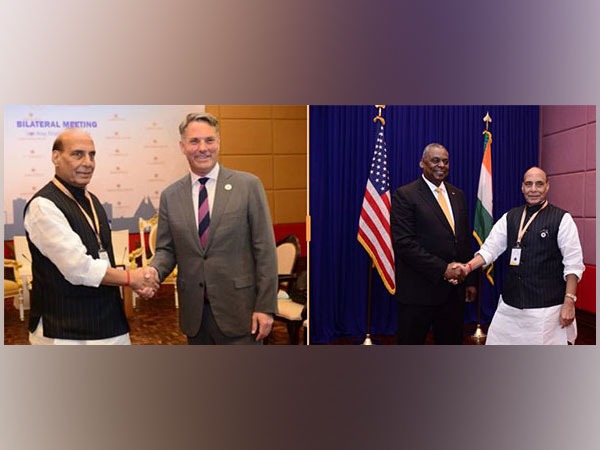 Defence Minister Rajnath Singh meets counterparts from US and Australia ...