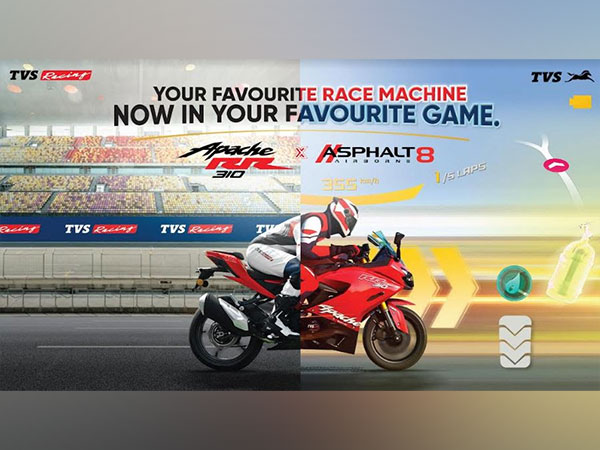 TVS Motor Company introduces TVS Apache RR 310 in Gameloft's Asphalt 8 ...