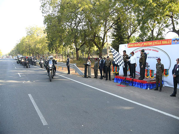 Gujarat CM flags off NCC motorcycle rally, symbolic of self-reliant India