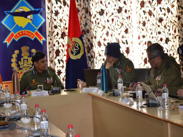 J-K: ADGP Kashmir reviews security, law and order in Awantipora