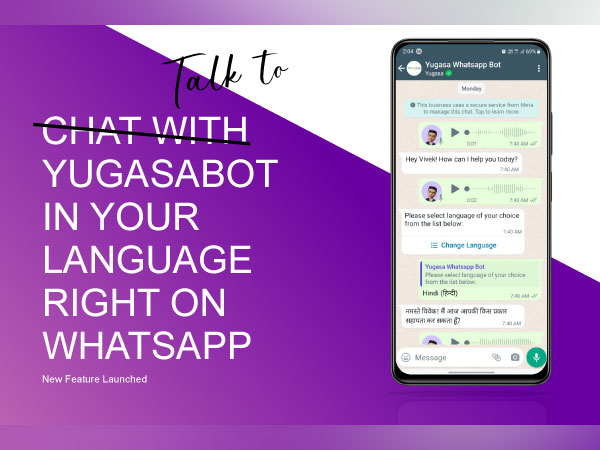 YugasaBot launched an AI-driven Voice Bots feature in its platform