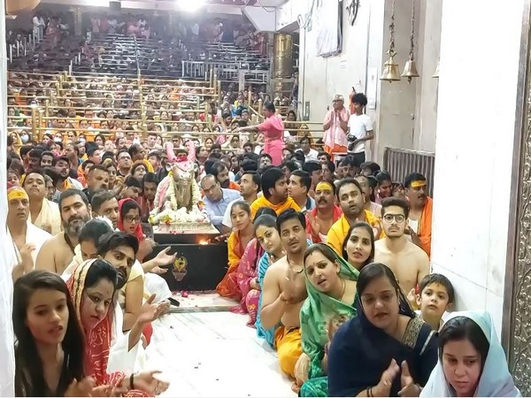 Festival of Rang Panchami celebrated at Ujjain's Shree Mahakaleshwar temple