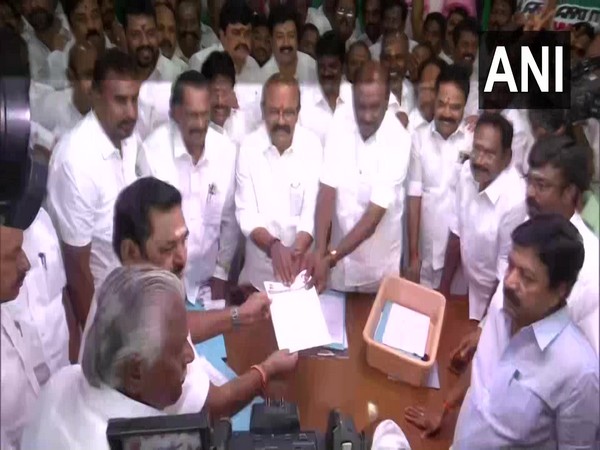Tamil Nadu: EPS files nomination for AIADMK general secretary post