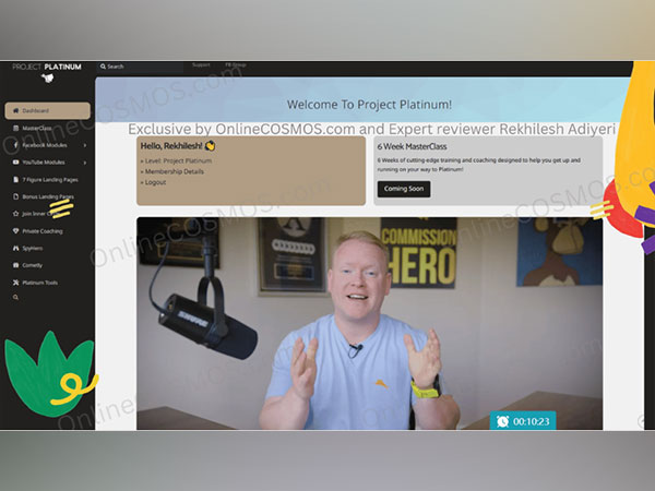 Project Platinum reviews (Robby Blanchard) announced by Online COSMOS ...