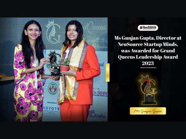 Gunjan Gupta, Director at NeuSource Startup Minds, was awarded for ...