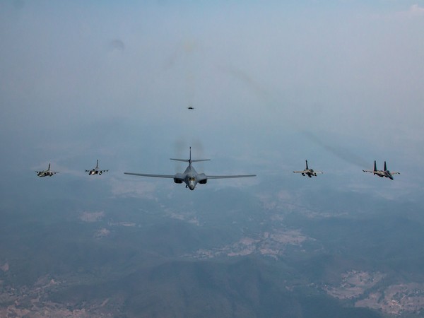 US Air Force's Rockwell B1 Lancer participates in Exercise Cope India 2023