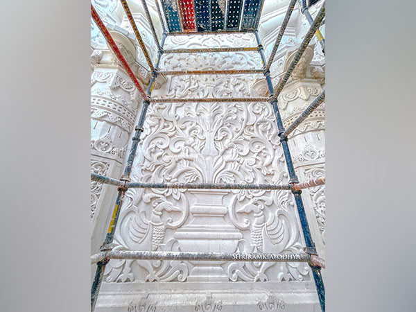 Latest visuals of under-construction Ram Mandir's sanctum sanctorum ...