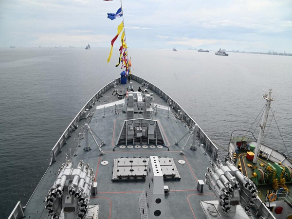 Indian Naval Ship Satpura arrives in Indonesia to participate in ...
