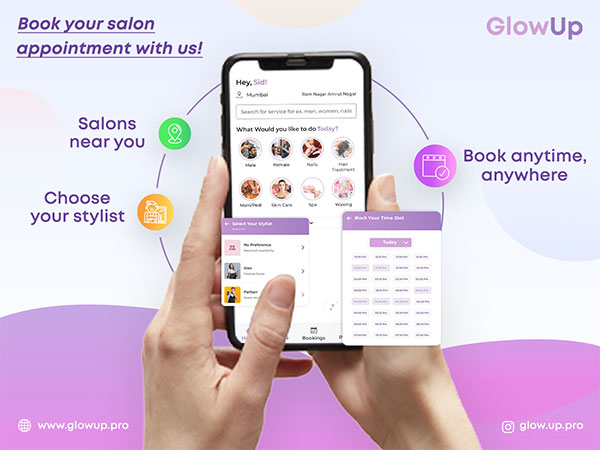 GlowUp launches innovative salon aggregator app, offering a one-stop ...