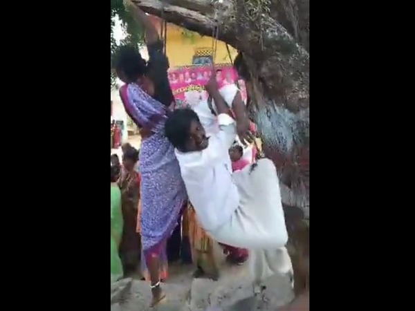 Couple tortured, tied to tree over alleged black magic in Telangana's ...