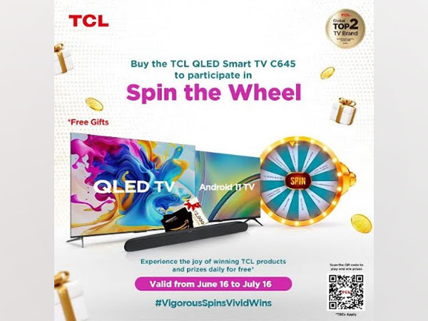 TCL Introduces Exciting 'Spin the Wheel' Contest for C645 TV Range