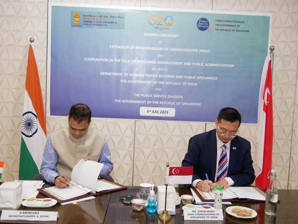 India, Singapore sign Protocol Document extending current MoU on ...