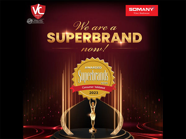 SOMANY Ceramics' VC Shield Tiles awarded Superbrands status