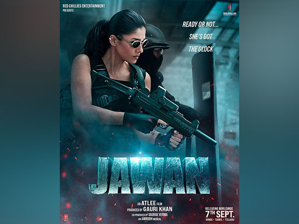 SRK introduces Nayanthara as “thunder” in ‘Jawan’ new poster