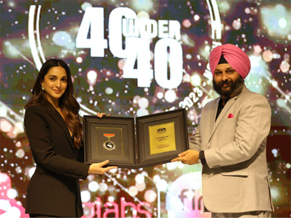 CEO & Founder of Infinite Locus Ishmeet Singh Anand, felicitated at Times 40 Under 40