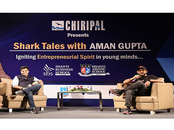 Chiripal Group hosts Aman Gupta in a unique motivational session Shark ...