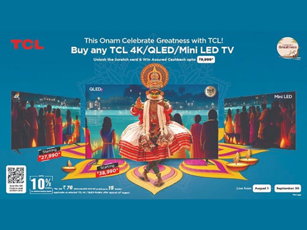 TCL Launches Exciting Offers on Onam; Offers Assured Cashback upto ...