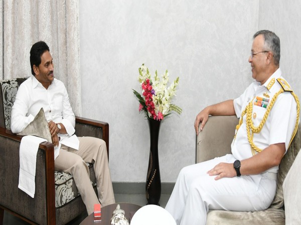 Eastern Naval Command Chief meets Andhra Pradesh Governor, Chief Minister