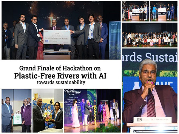 "Hackathon on Plastic-Free Rivers with AI" Grand Finale Concludes Successfully at REVA University