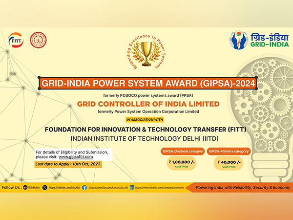 Call for Applications: Grid India Power Systems Award 2024
