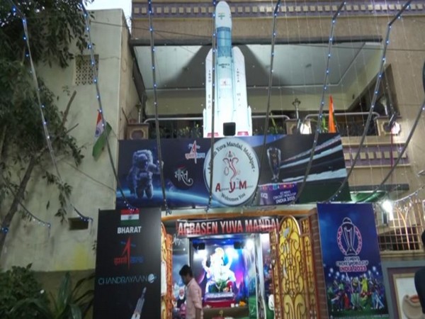Telangana: ISRO's lunar mission Chandrayaan-3 theme-based Ganesh Pandal ...
