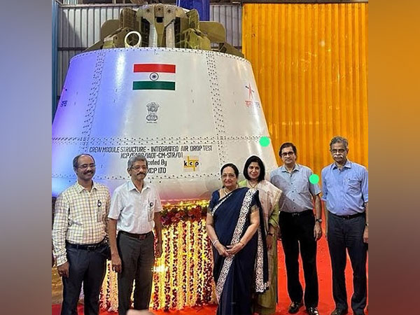 KCP Hands Over Integrated Air Drop Test - Crew Module Structure to ISRO ...