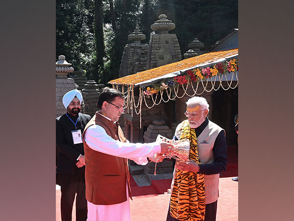 Uttarakhand CM Dhami performs Puja with PM Modi at Jageshwar Dham in Almora