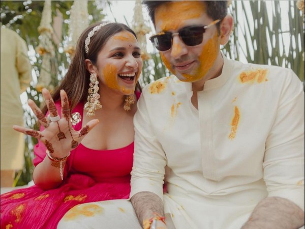 A sneak peek into Parineeti Chopra, Raghav Chadha's fun-filled haldi ceremony
