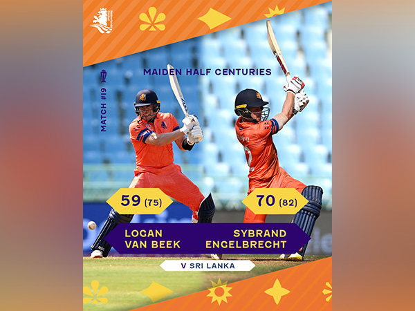 ICC CWC 2023: Netherlands' Sybrand-Logan register highest partnership ...
