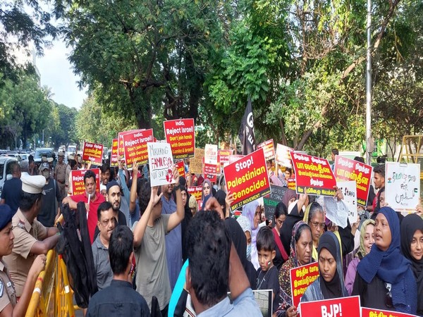 Chennai: Pro-Tamil group holds rally in support of Palestine