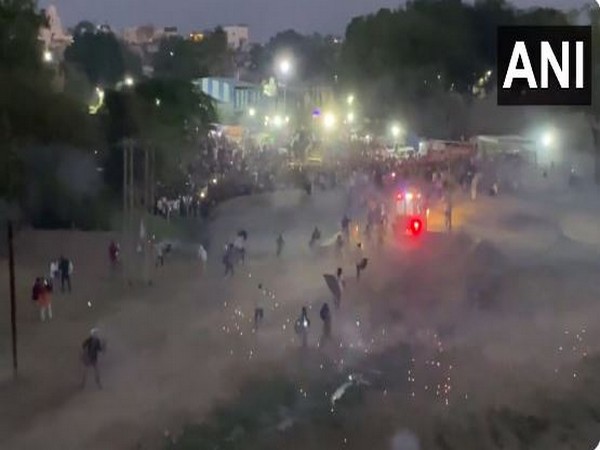 People celebrate Hingot War in Madhya Pradesh's Indore