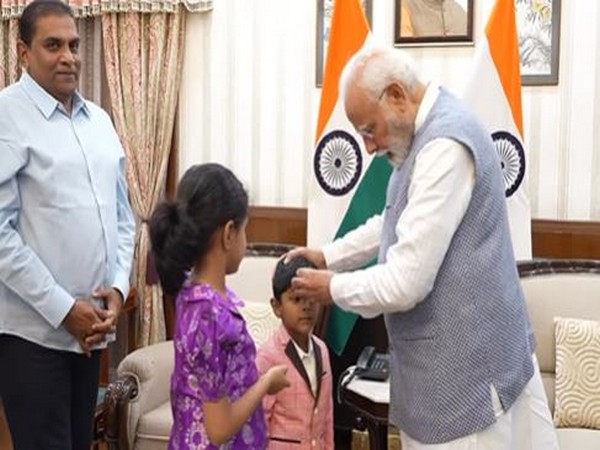 PM Modi shares light moment with children, calls them "my young friends"