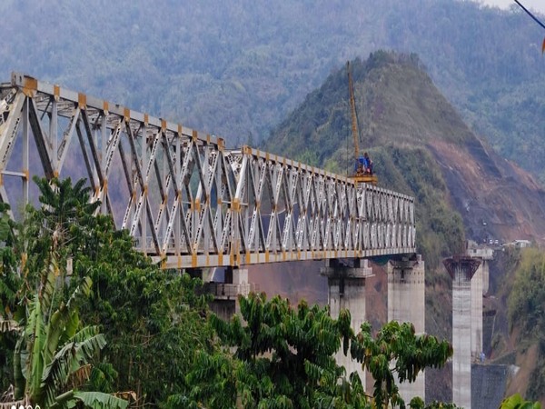 Indian Railway Noney Bridge on verge of completion, crucial for ...