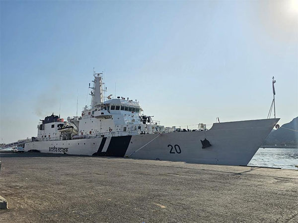 Indian Coast Guard Vessel Sajag arrives in Oman as part of overseas ...
