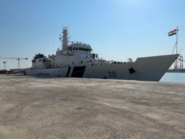 Indian Coast Guard Ship Sajag makes port call in Saudi Arabia