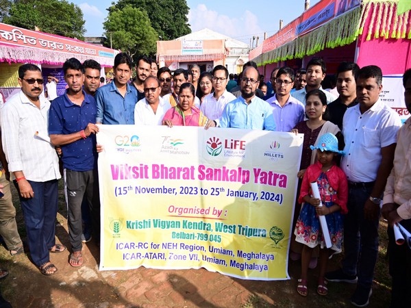 MoS Pratima Bhowmik leads Viksit Bharat Sankalp Yatra in Tripura's ...