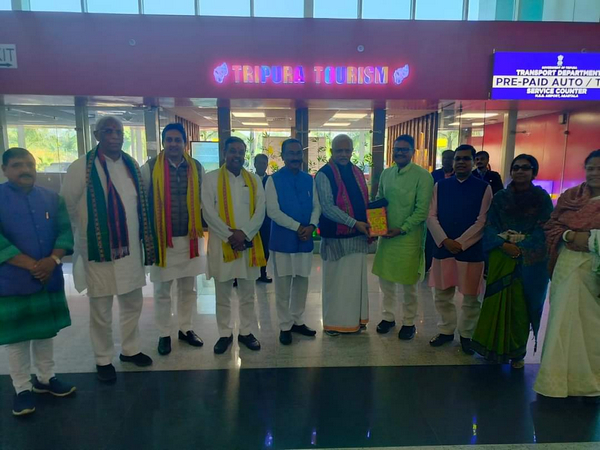 BJP core committee members arrive in Tripura to discuss 2024 election ...